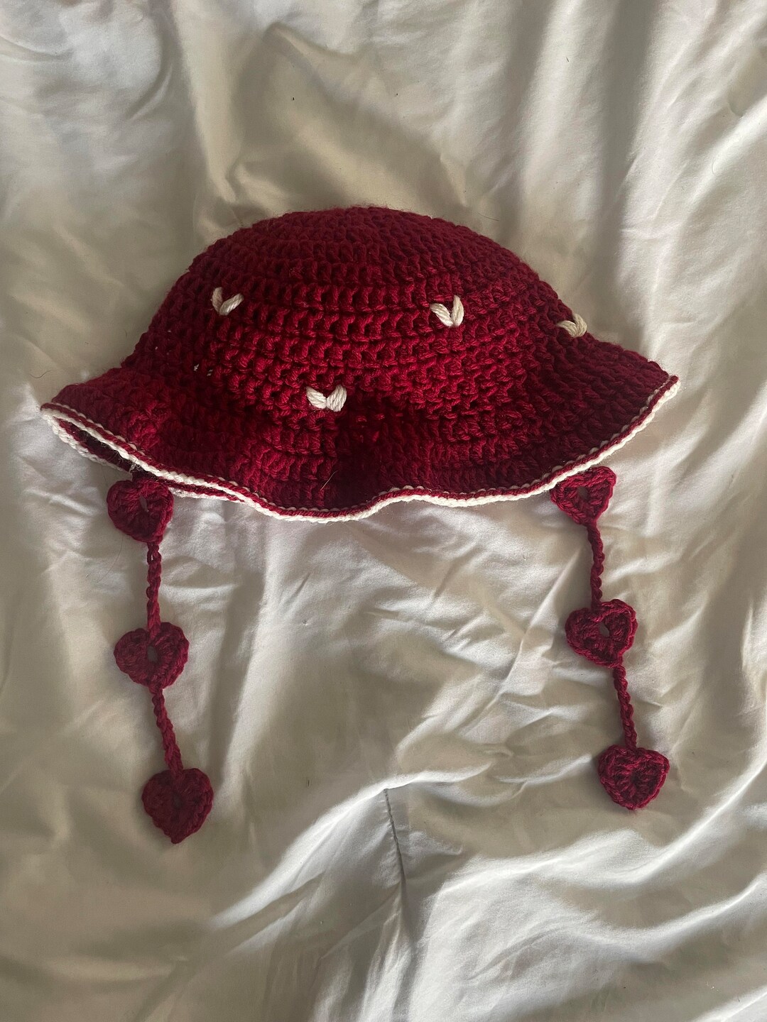 Mushroom Heart Bucket Hat Pattern - Etsy