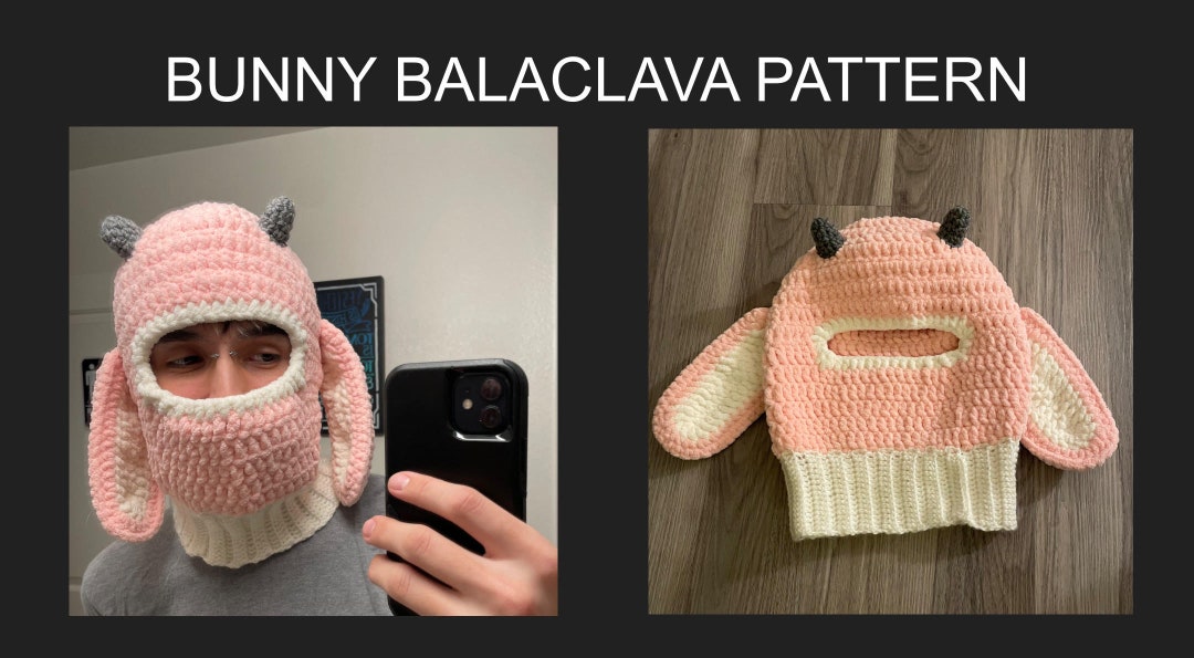 Bunny Balaclava Pattern DIGITAL DOWNLOAD ONLY - Etsy