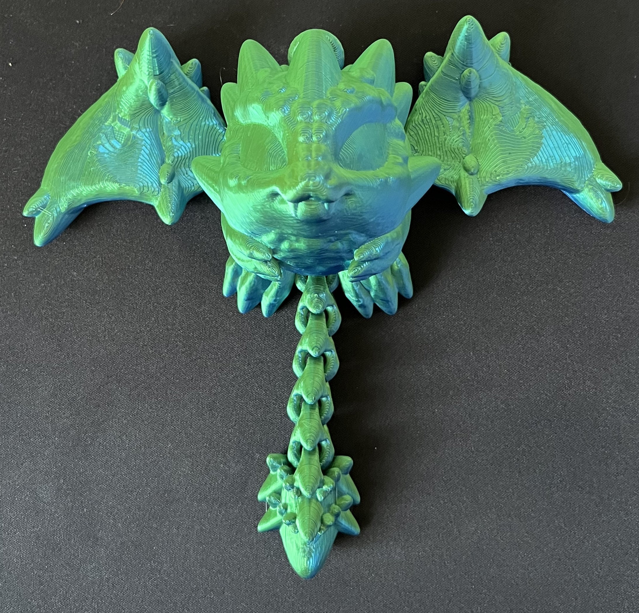 Cinderling 3D Printed Horned Hanging Cinderwing3d - Etsy