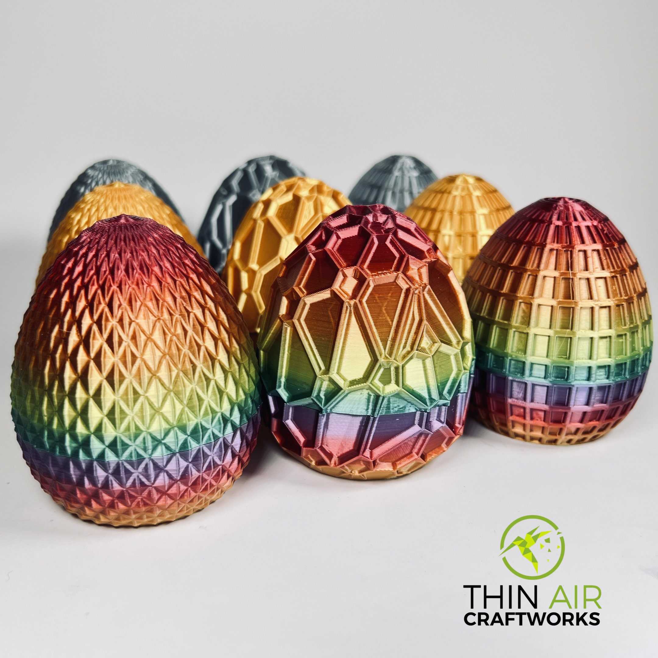 Fancy Easter Eggs 3D Printed - Etsy