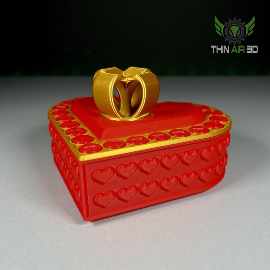 The Heartfelt Challenge Puzzle Box - 25 Screws Inside - Etsy