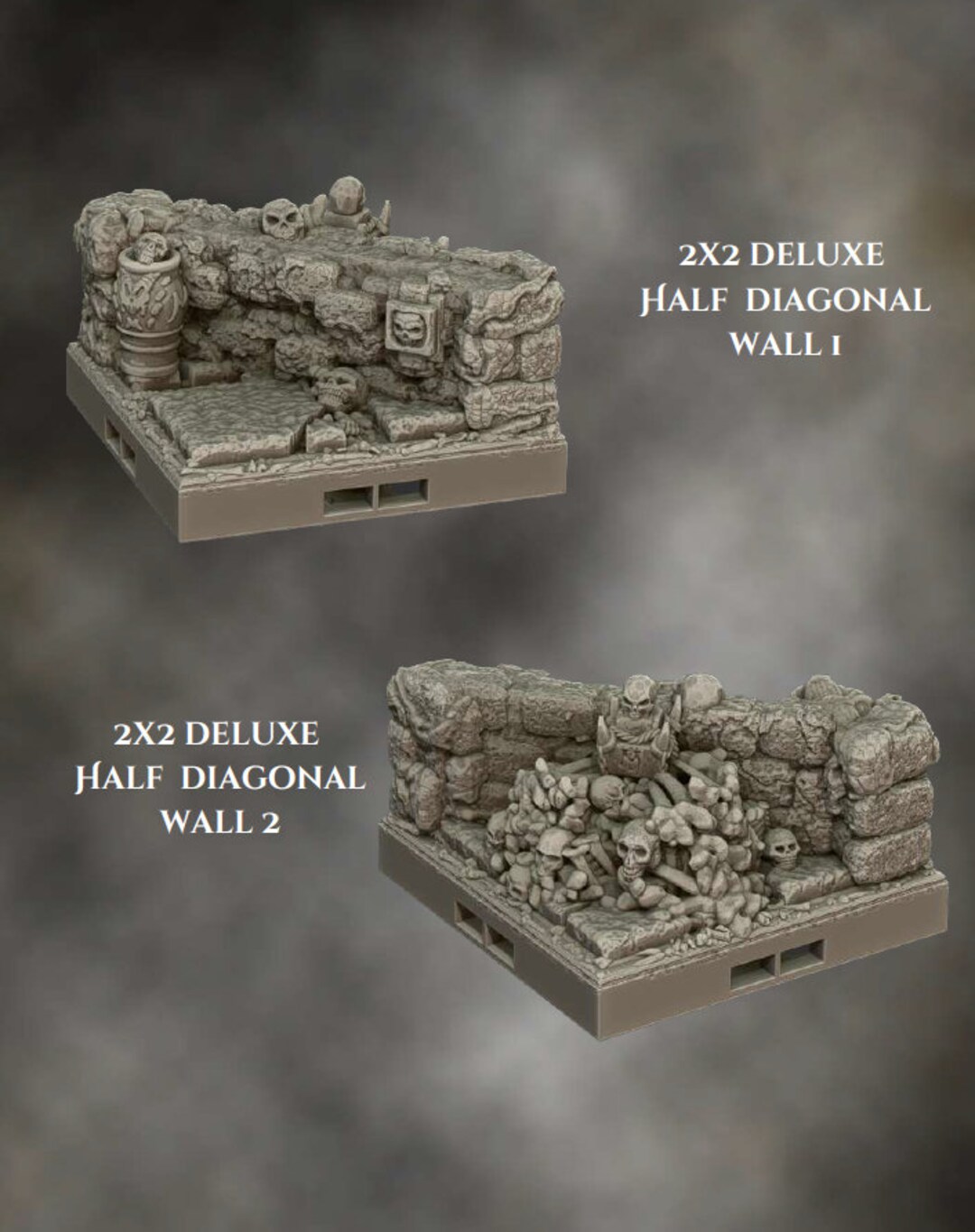 Catacombs Deluxe Tiles Various 2-aether Studios 2x2-3d Tile - Etsy