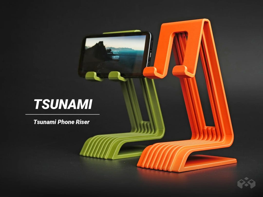 Tsunami Riser - Phone Stand (tall) - Etsy