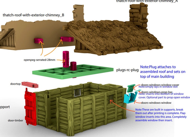 Wooden Shack 3D Print DND Miniature Gamescape3d - Etsy Australia
