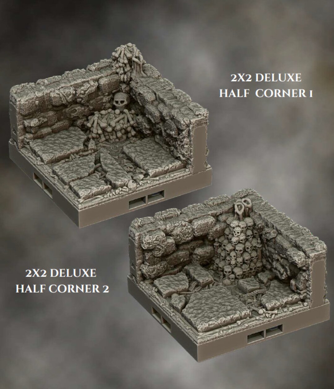 Aether Studios Catacombs 2x2 Deluxe 3D Printed Floor Tiles - Etsy
