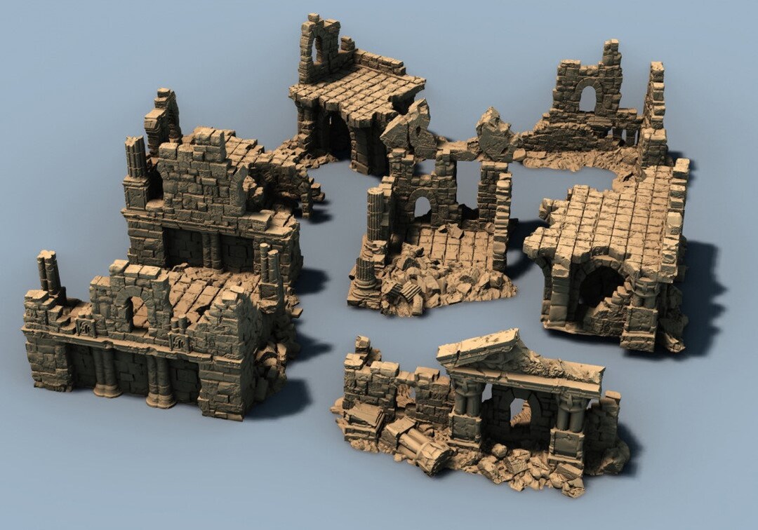 Ultimate Dnd Terrain Set 3D Printed Dungeons & Dragons Starter Kit for ...