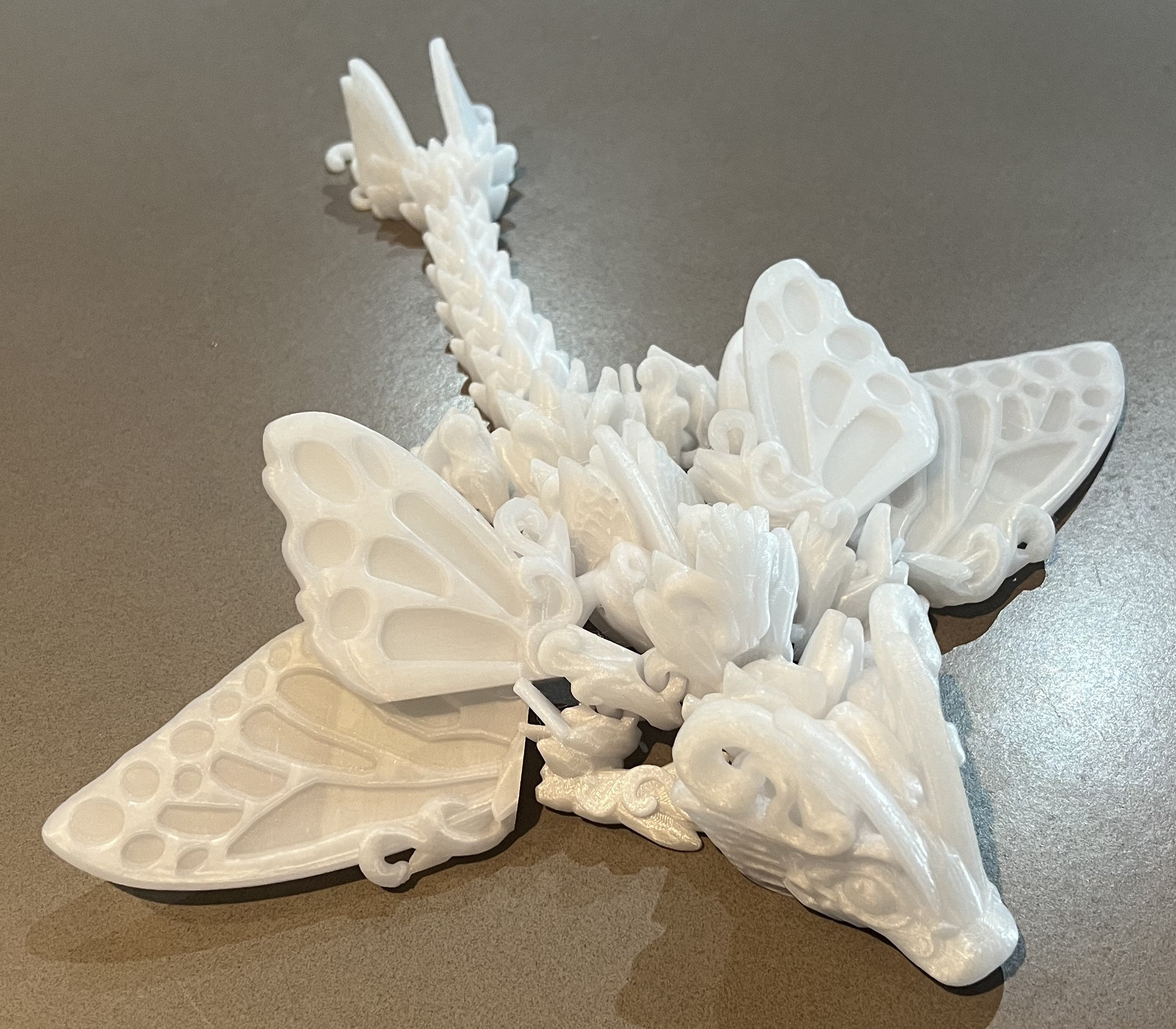 Baby Butterfly Dragon Open Wings 3D Printed Cinderwing Fully Articulate ...