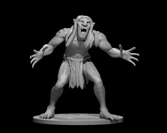 Reanimated Undead Troll Premium Dnd Miniature Mini Sanded & - Etsy