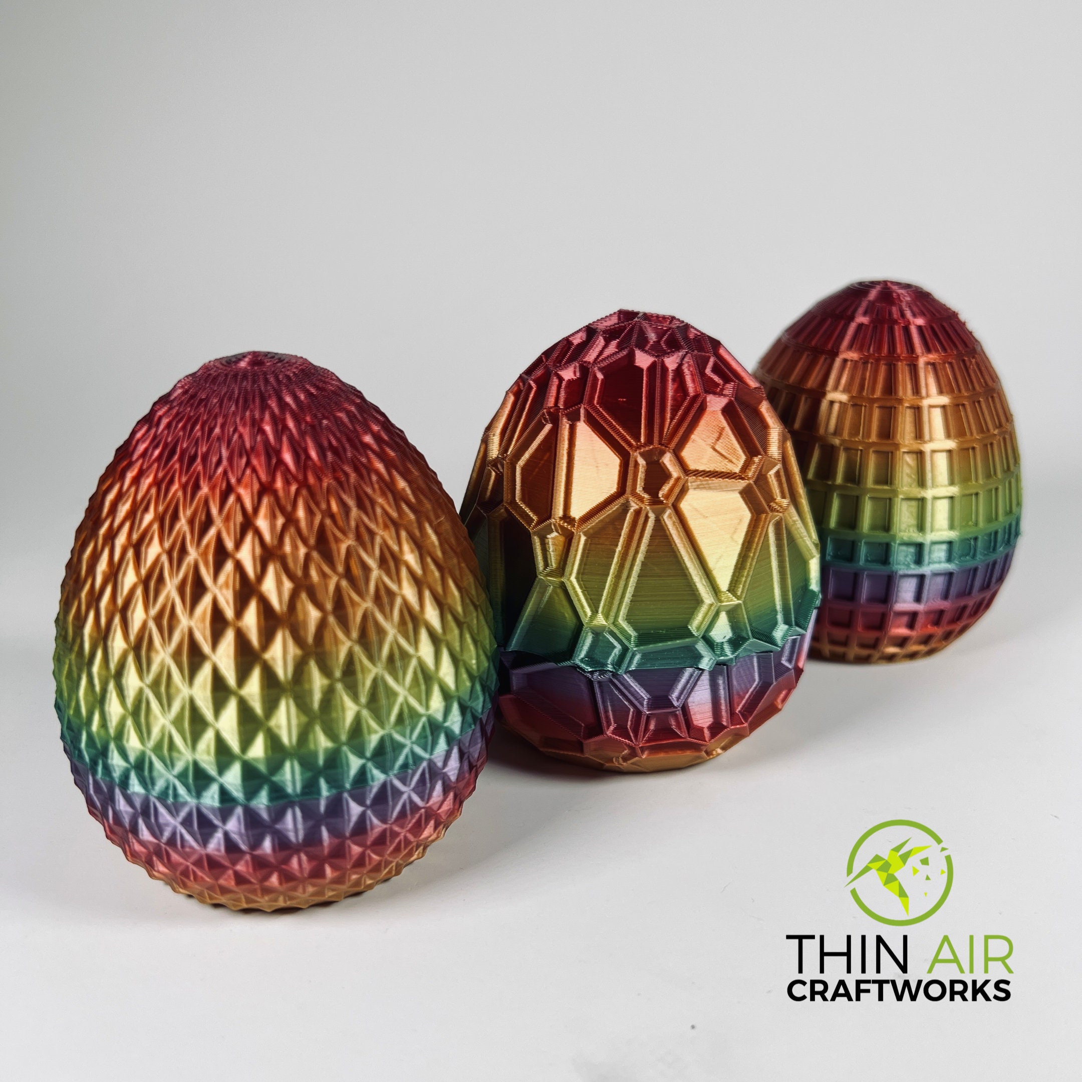 Fancy Easter Eggs 3D Printed - Etsy
