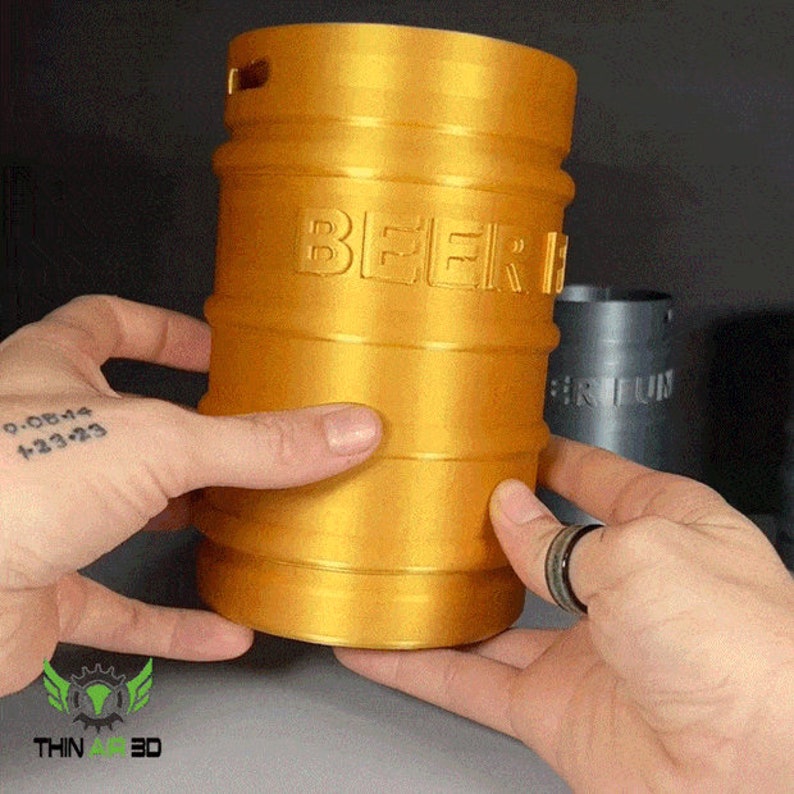 3D Printed Beer Keg Savings Bank Stylishly Save for Your Next Pint ...