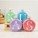 Personalized Round Flasks With Letters, 5oz Round Hip Flask, Bridesmaid ...