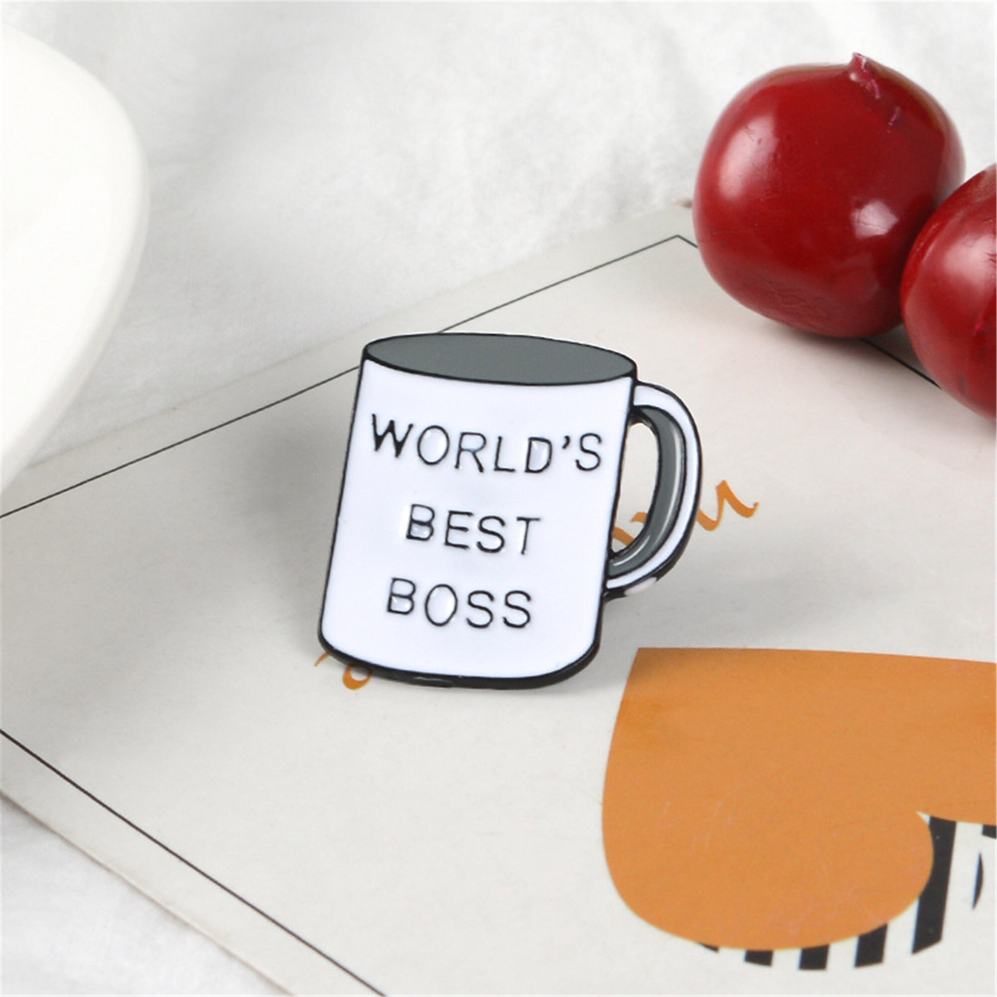 World's Best Boss Enamel Pin Badge Pins Label Pin Hard - Etsy
