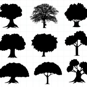Oak Tree SVG, Tree Svg, Big Tree Svg, Oak SVG, Outdoor SVG, Tree Svg ...