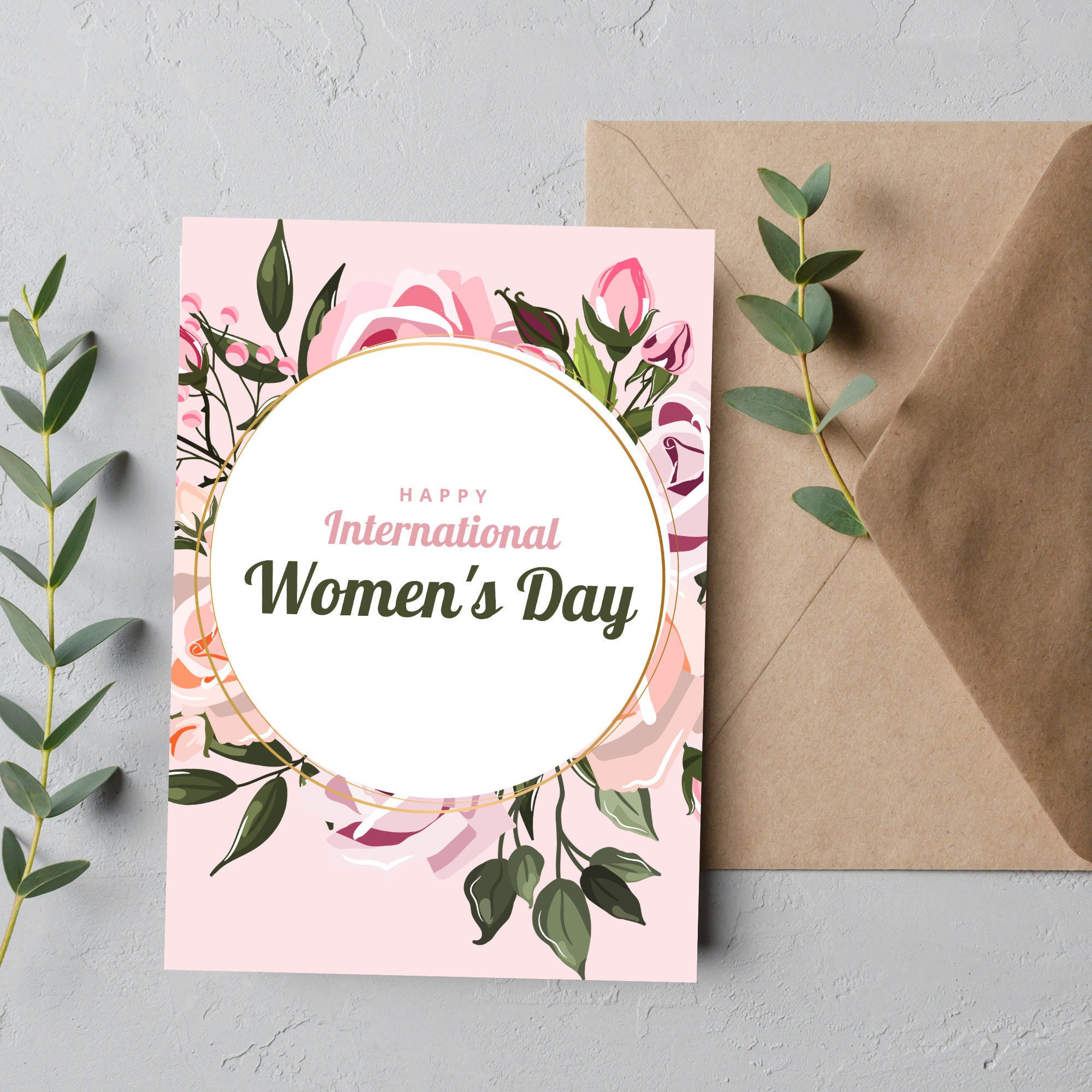 Happy International Women's Day Greetings Card Happy Women's Day Card ...