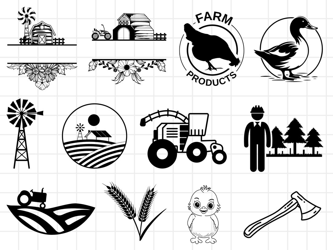 Farmhouse Svg Bundle, Farm Svg Files, Home Sweet Home Svg, Farm Sayings ...