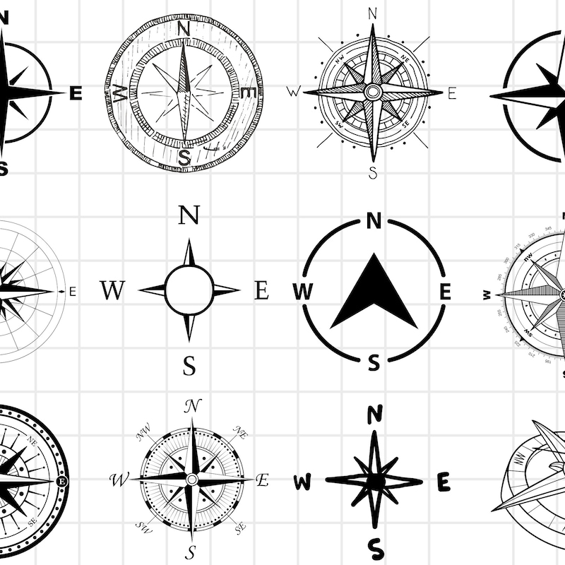 Compass Arrows - Etsy