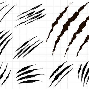 Scratches SVG Ultimate Bundle - Animal Scratches, Claw Mark SVG, Claw ...