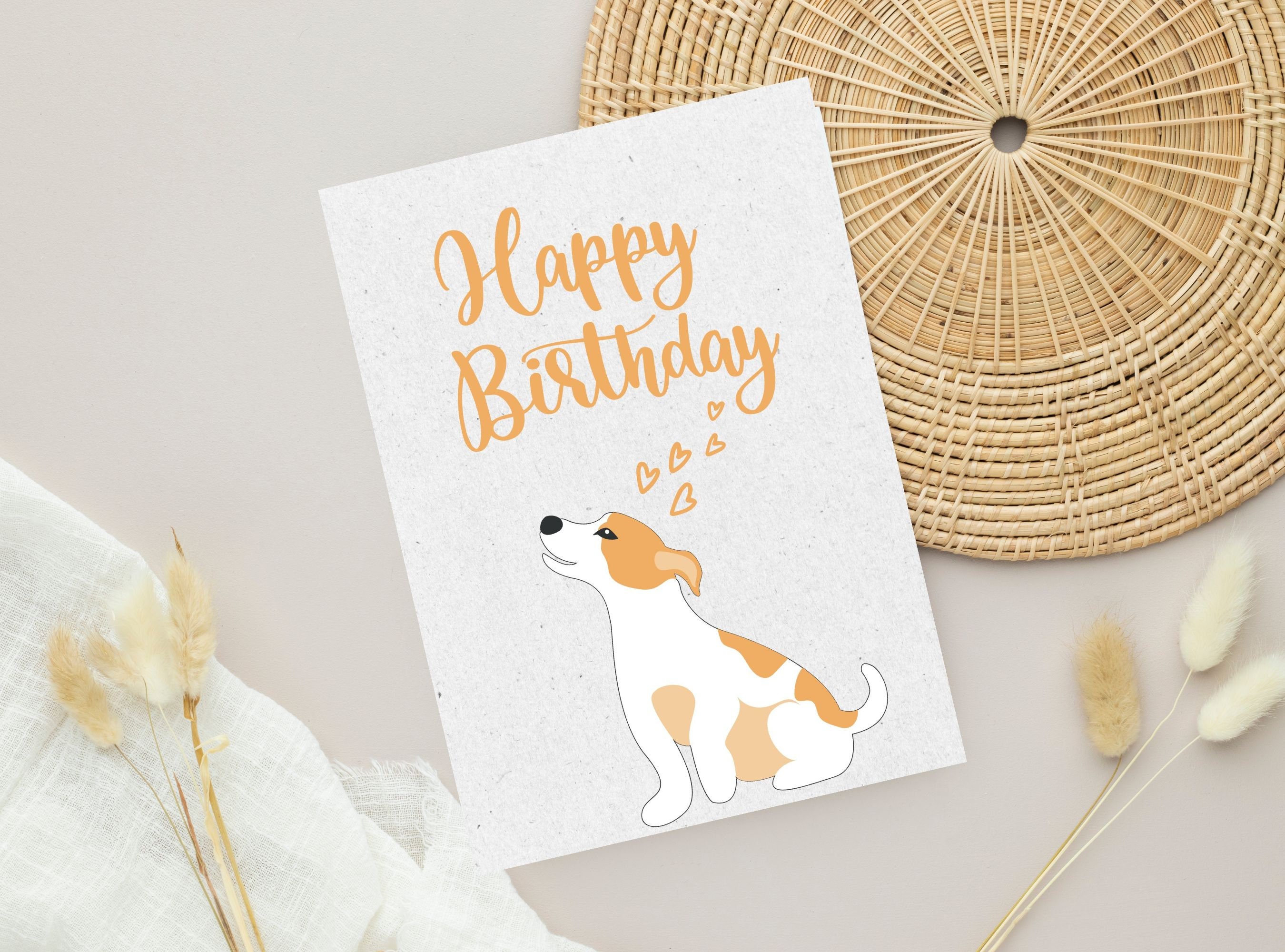 Printable Dog Birthday Card/ Printable Birthday Card Funny/ Digital ...