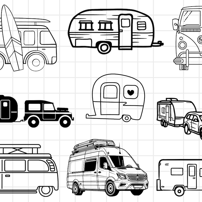 Van Life Svg - Etsy