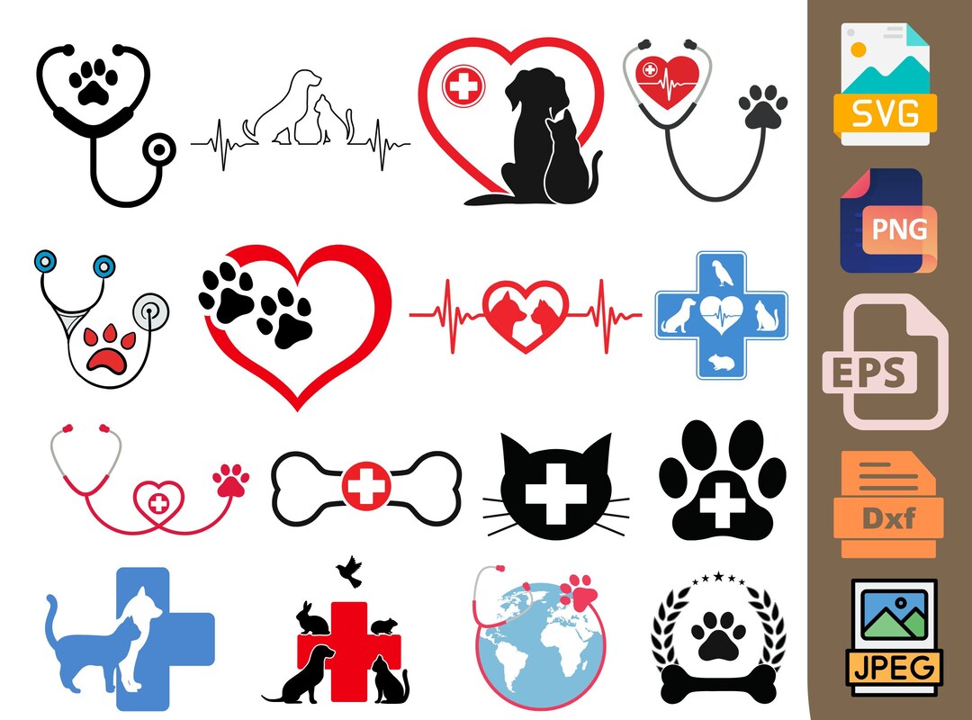 Veterinarian SVG Bundle\ Animals Svg\ Pet Doctor Svg\ Doctor Svg ...