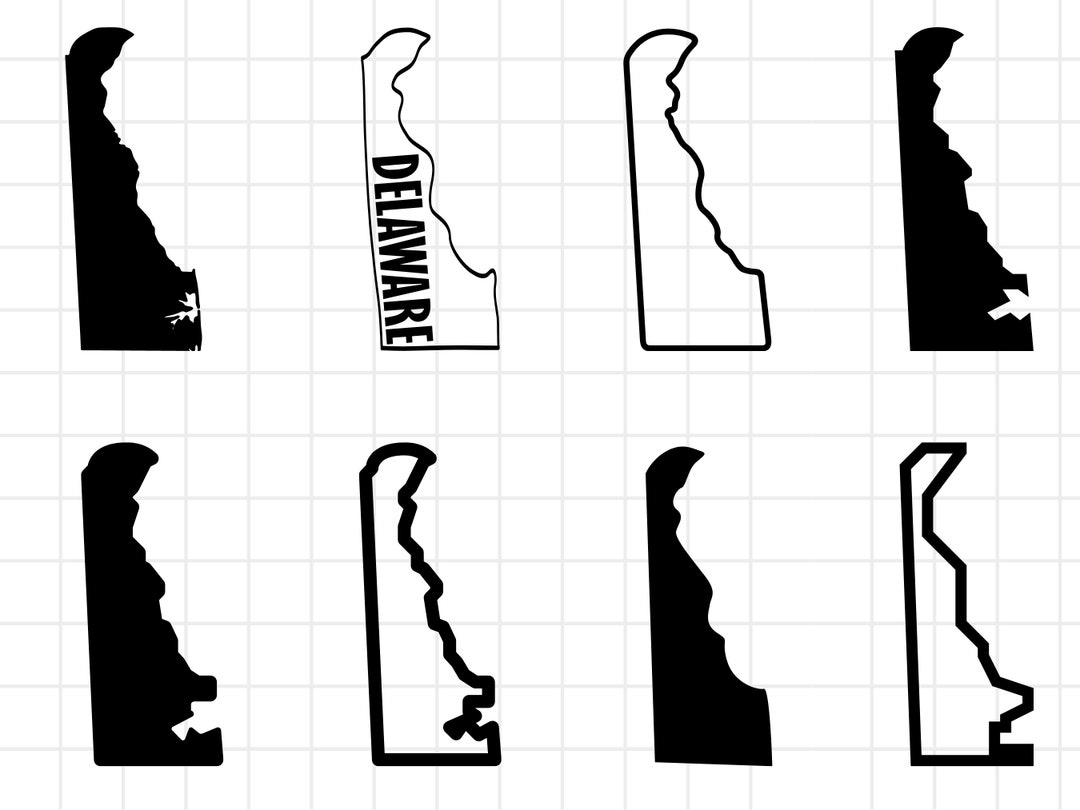 Delaware State SVG / Cut File / Cricut / Clip Art / Commercial Use ...