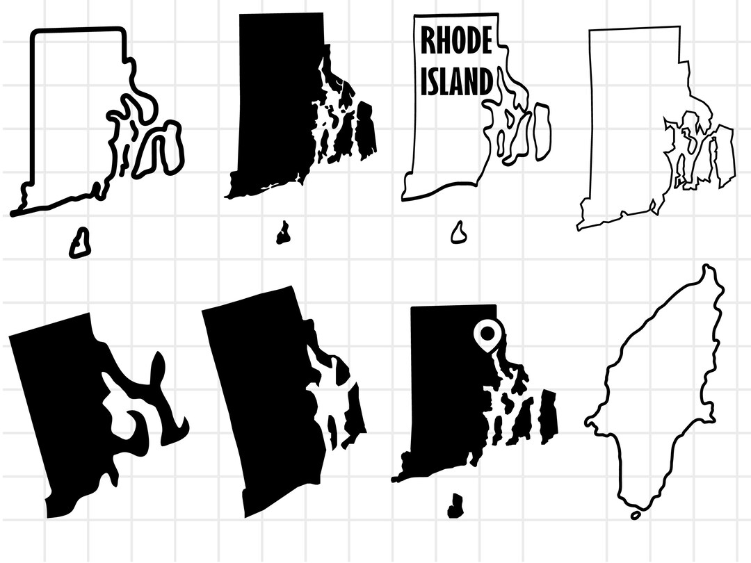 Rhode Island State SVG / Cut File / Cricut / Clip Art / Commercial Use ...