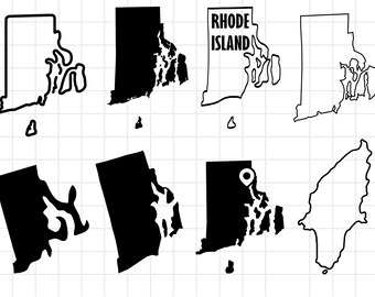 Rhode Island State SVG / Cut File / Cricut / Clip Art / Commercial Use ...