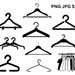 Hanger SVG Bundle, Hanger Vector, Wood Hanger Svg, Hangers Svg, Coat ...