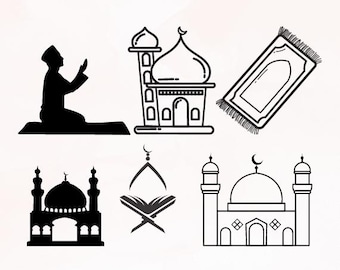 Islamic SVG Bundle, Eps, Dxf, Ai, Png, Files for Cricut - Etsy