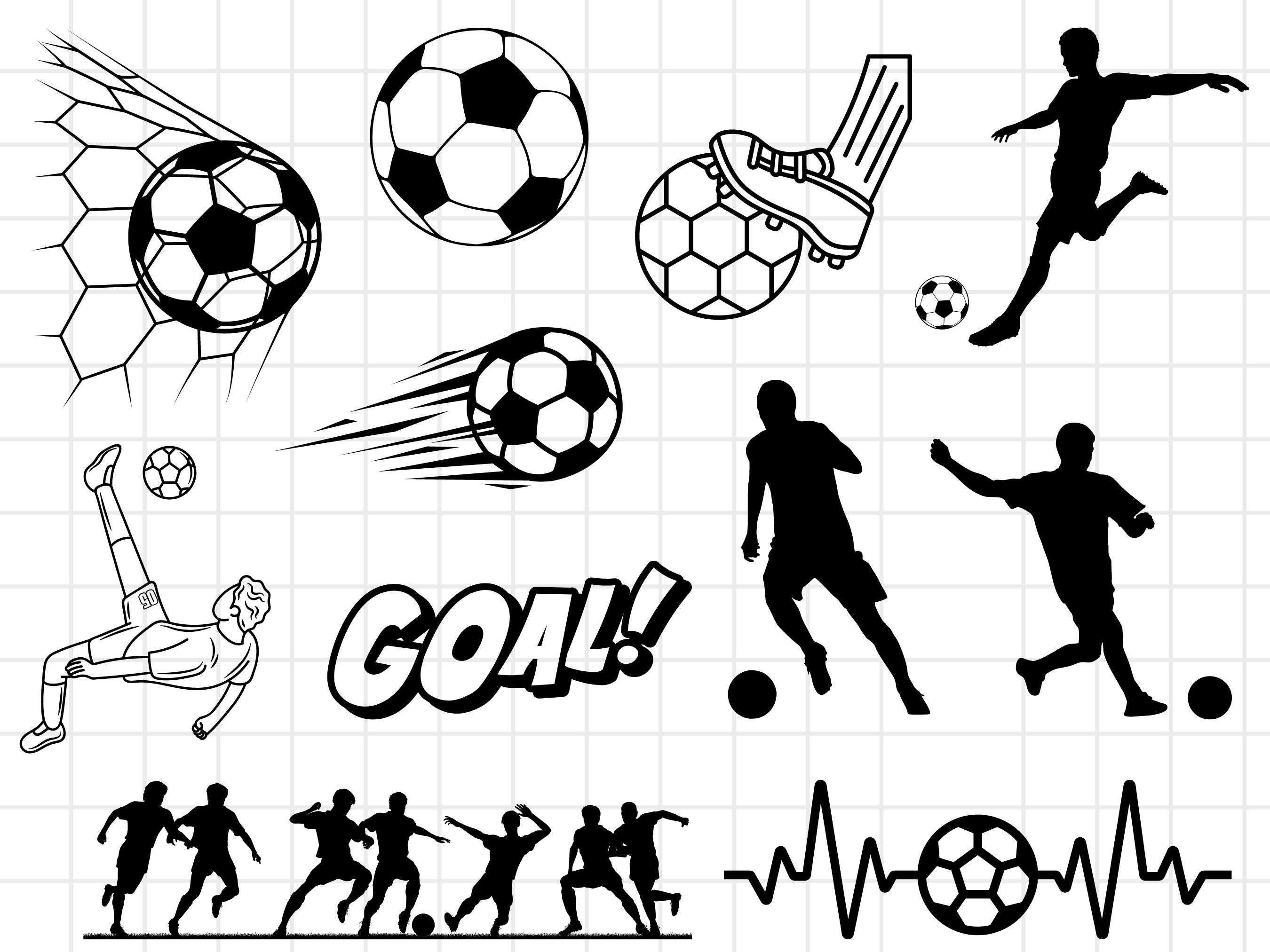 Soccer Svg Bundle, Soccer Ball Monogram Svg, Soccer Designs, Soccer ...