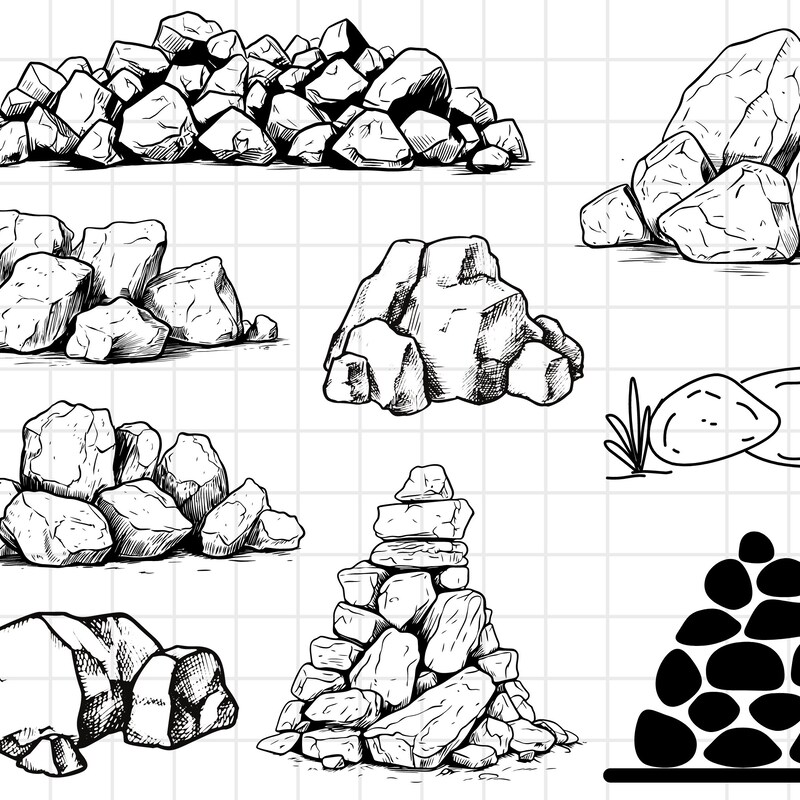 Stacked Rocks - Etsy