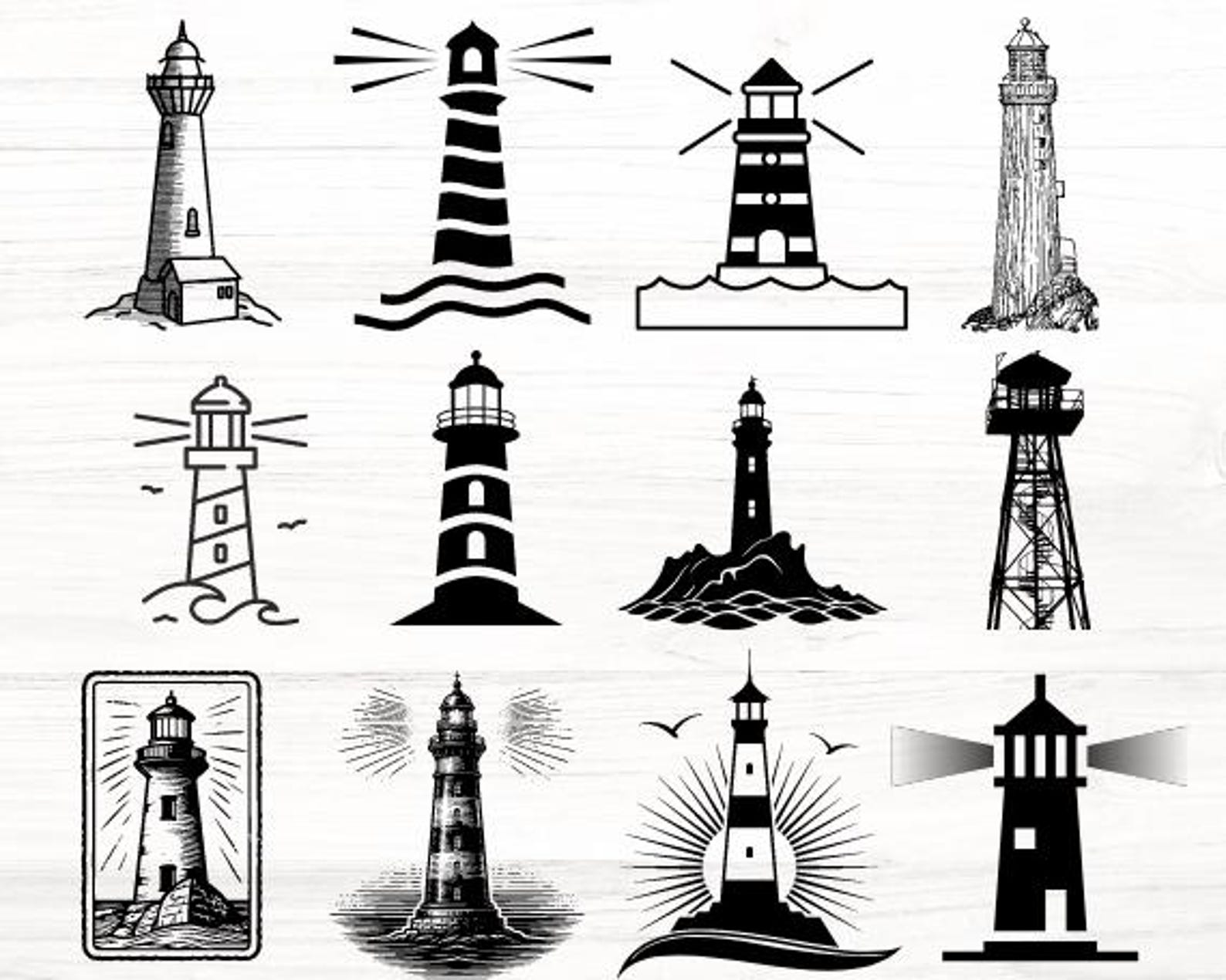 Lighthouse SVG Bundle , Lighthouse Bundle Svg, Lighthouse PNG ...