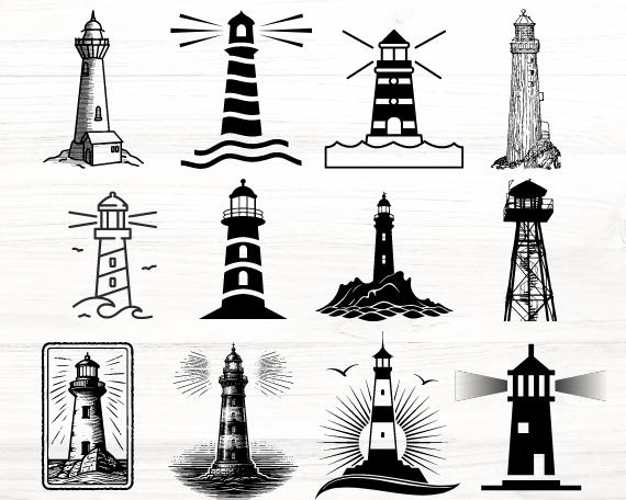 Lighthouse SVG Bundle , Lighthouse Bundle Svg, Lighthouse PNG ...