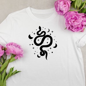 Snake Svg Bundle\ Floral Snake Svg\ Celestial Snake Svg\ Snake With ...