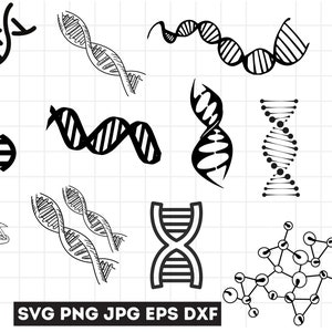Dna SVG Bundle, Dna Dxf, Dna Png, Dna Eps, Dna Clipart, Dna Vector, Dna ...