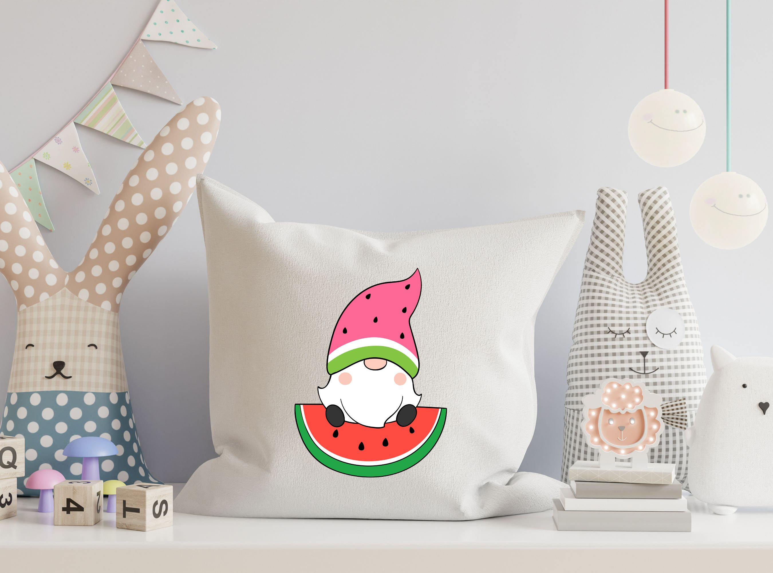 Watermelon Gnome Clipart/ Summer Gnomes Clipart/summer Fruit - Etsy