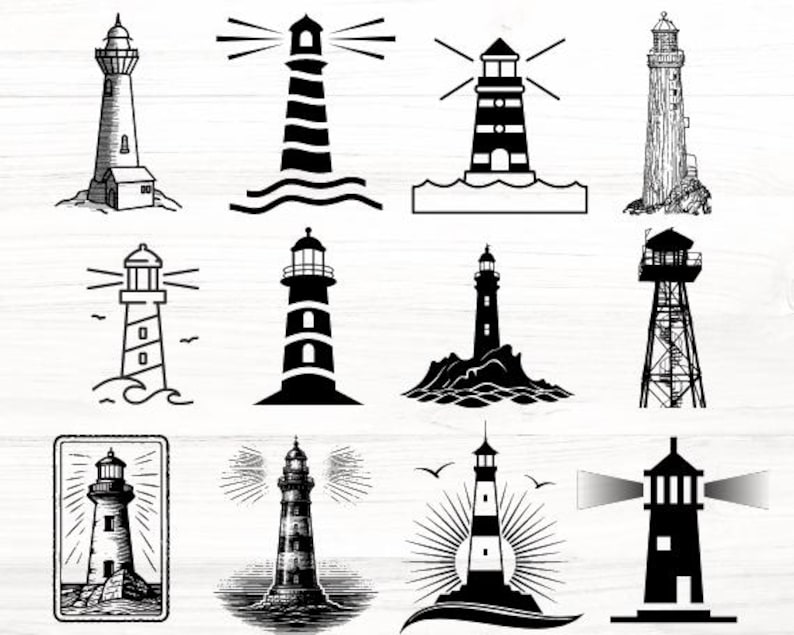 Lighthouse SVG Bundle , Lighthouse Bundle Svg, Lighthouse PNG ...