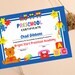 Editable Preschool Diploma| Printable School Diploma Certificate ...