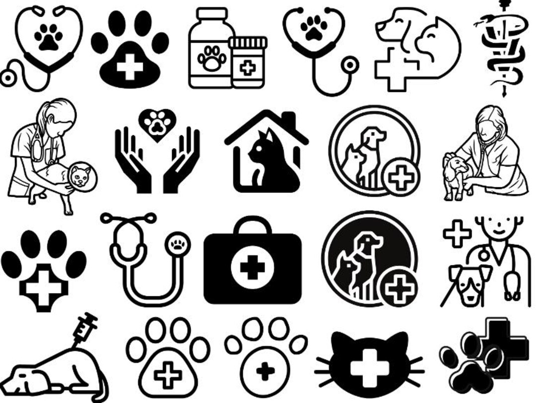 Veterinarian Svg Bundle, Animals Svg Bundle, Pet Doctor Svg, Doctor Svg ...