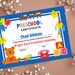 Editable Preschool Diploma| Printable School Diploma Certificate ...