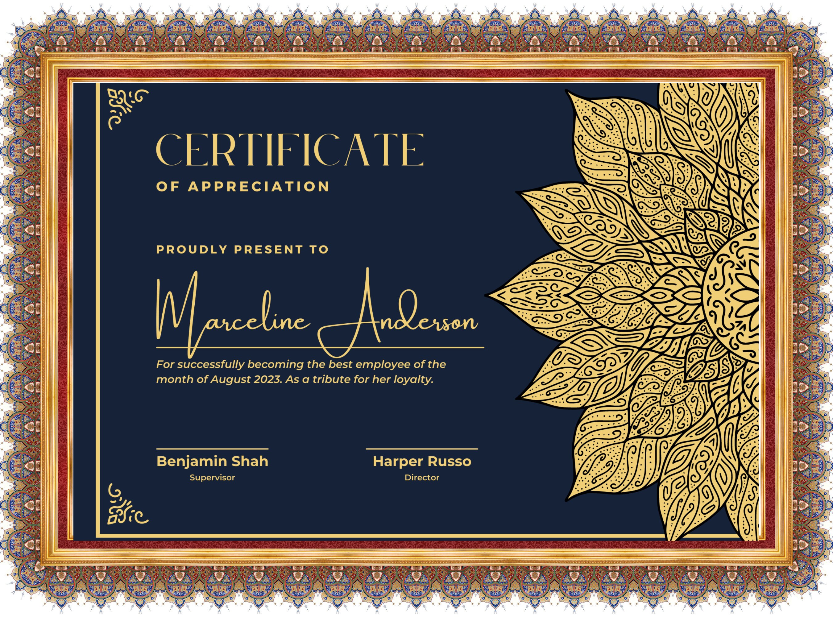 Editable Certificate of Appreciation Template (PDF) - Etsy