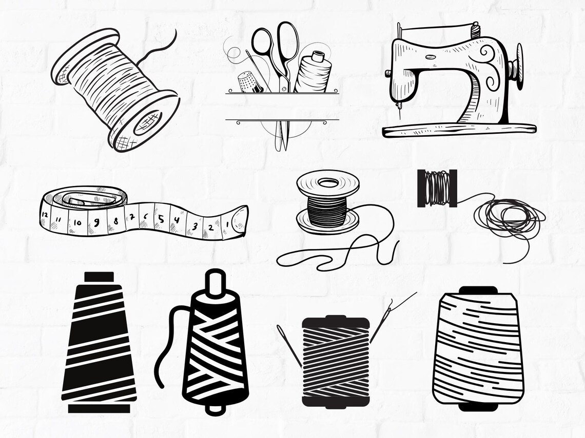 Thread Spool SVG, SVG Files for Cricut, Sewing Svg, Thread Svg, Sewing ...