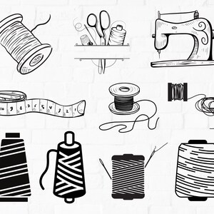 Thread Spool SVG, SVG Files for Cricut, Sewing Svg, Thread Svg, Sewing ...