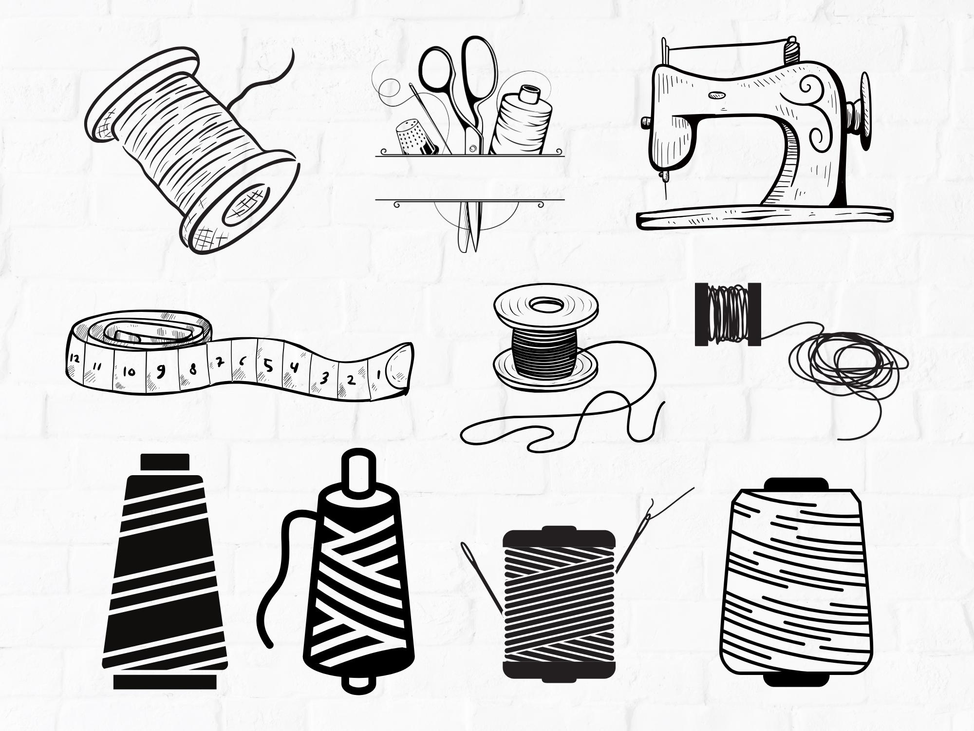 Thread Spool SVG, SVG Files for Cricut, Sewing Svg, Thread Svg, Sewing ...