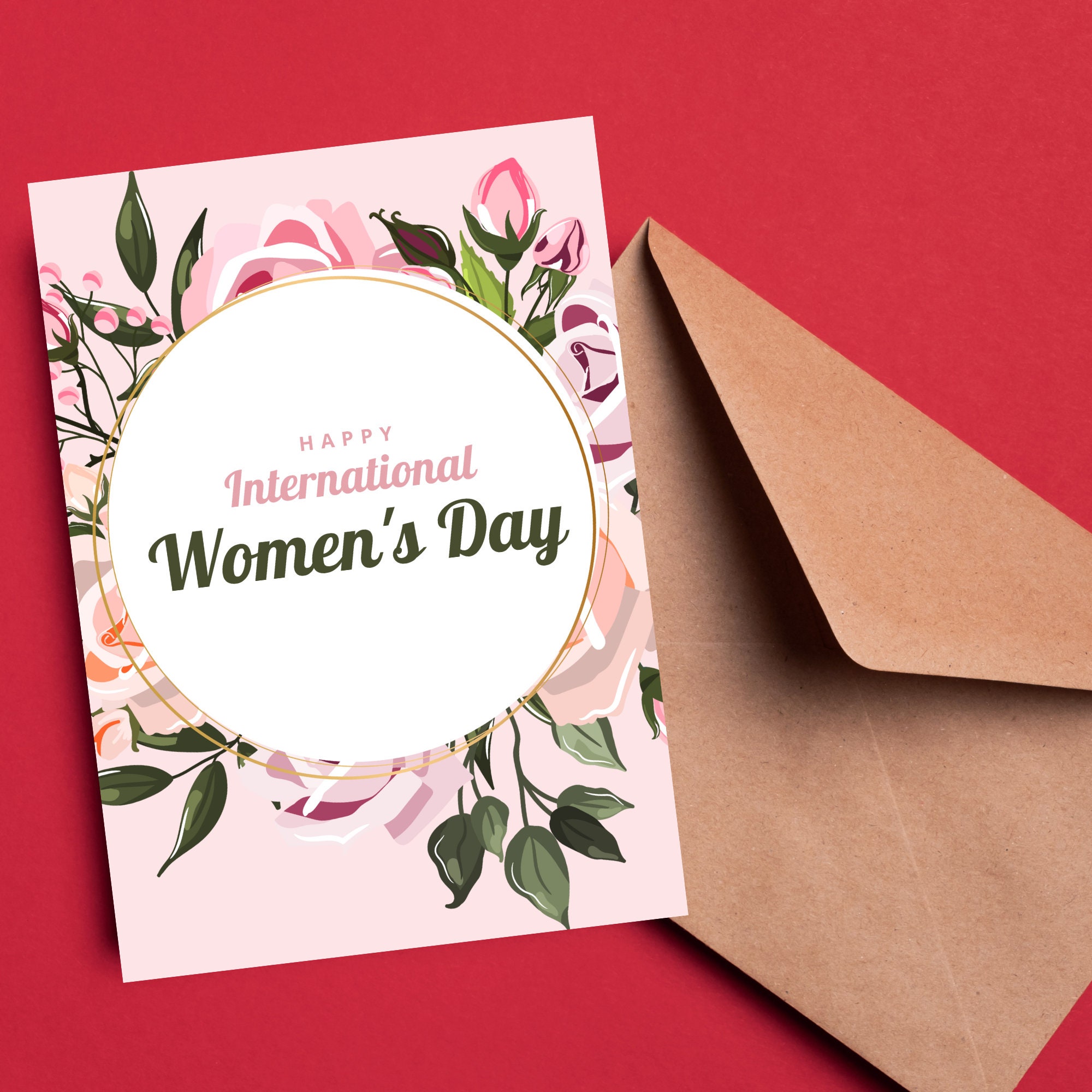 Happy International Women's Day Greetings Card Happy Women's Day Card ...