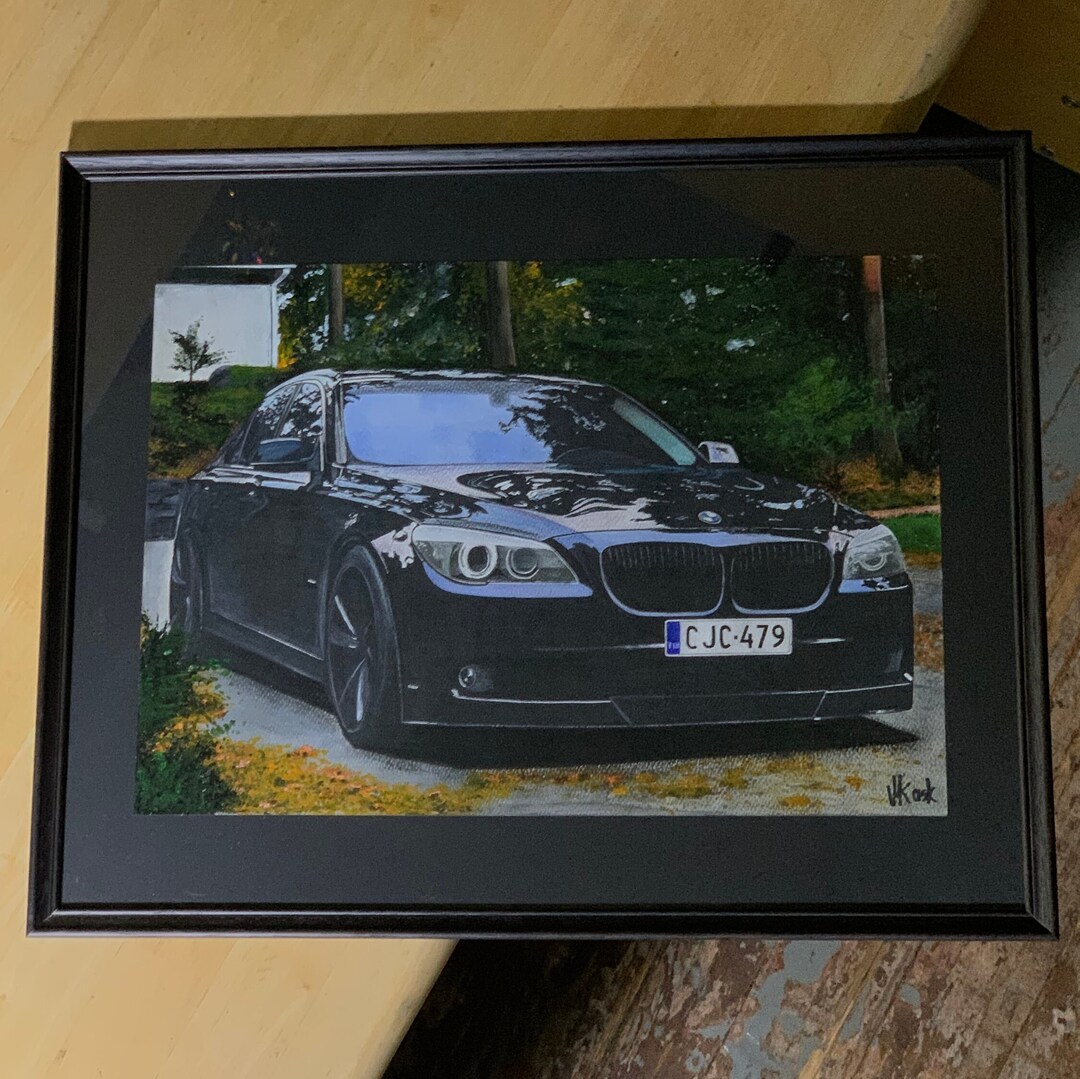 Highly Detailed Drawing of Your Car - Etsy