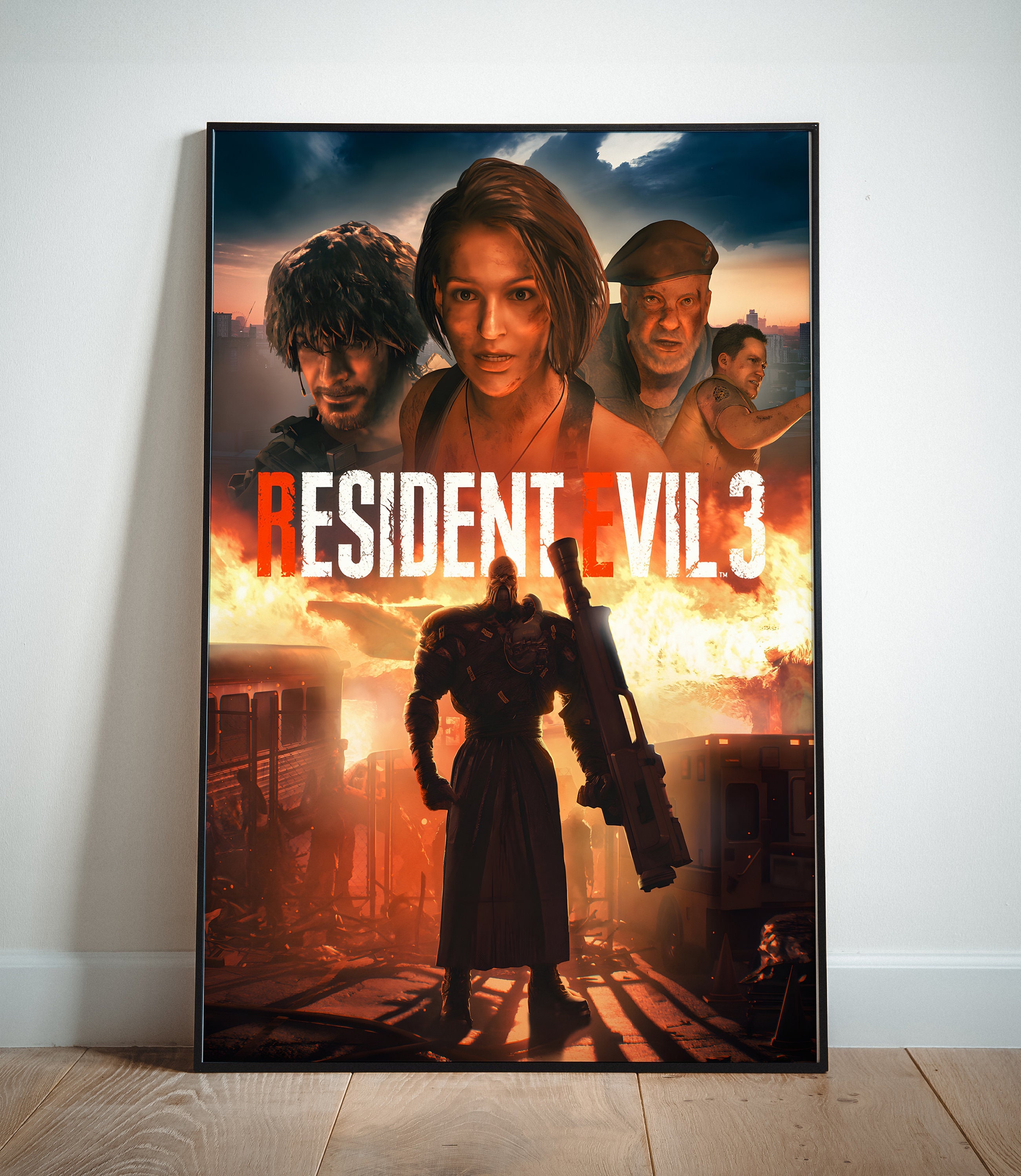 Resident Evil Posters, Game Posters, Canvas Wall Art, High Quality ...