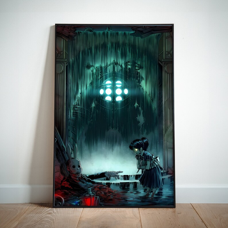 Bioshock Poster, Game Posters, Canvas Wall Art, High Quality Print ...