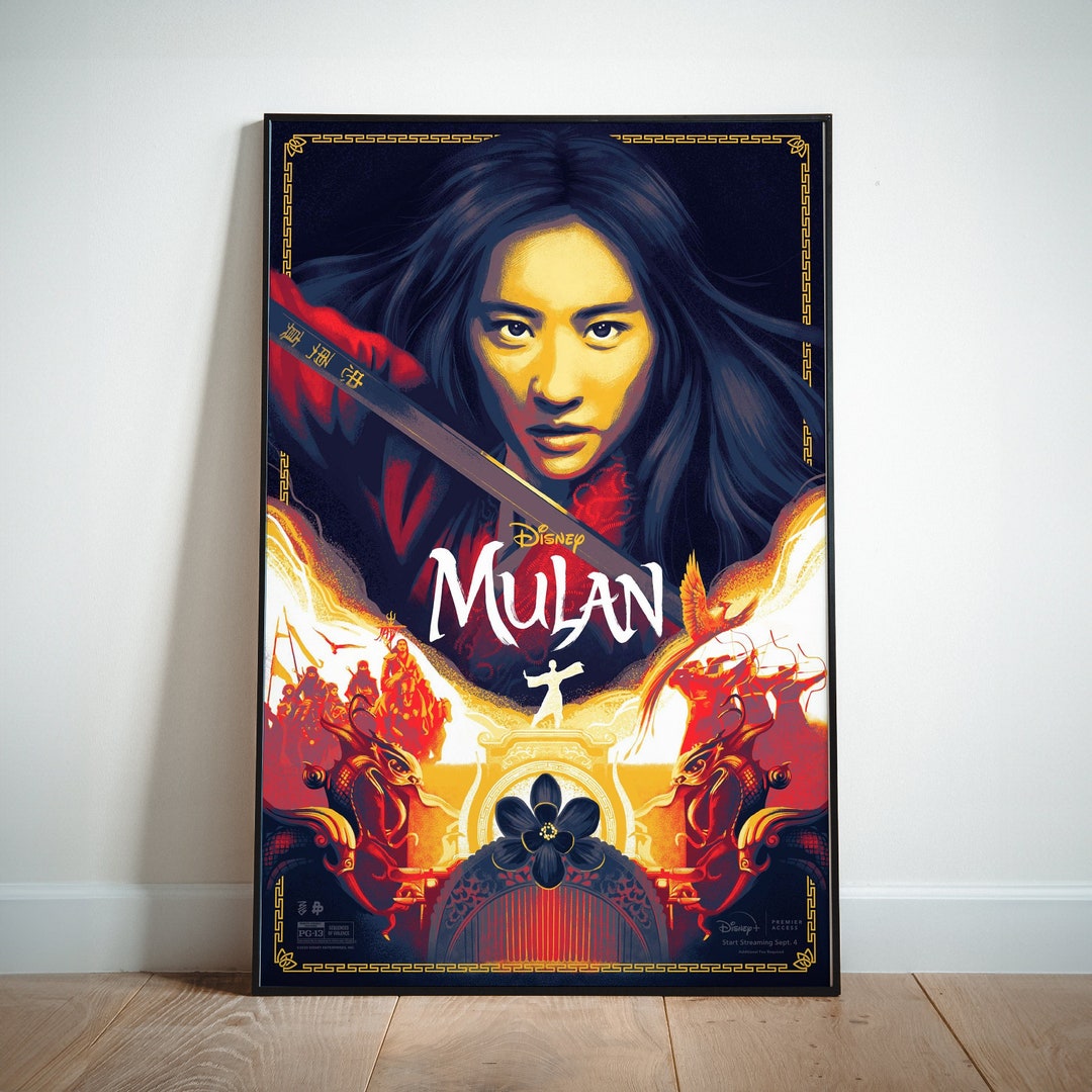 Mulan Poster, Movie Posters, Canvas Wall Art, High Quality Print, Wall ...