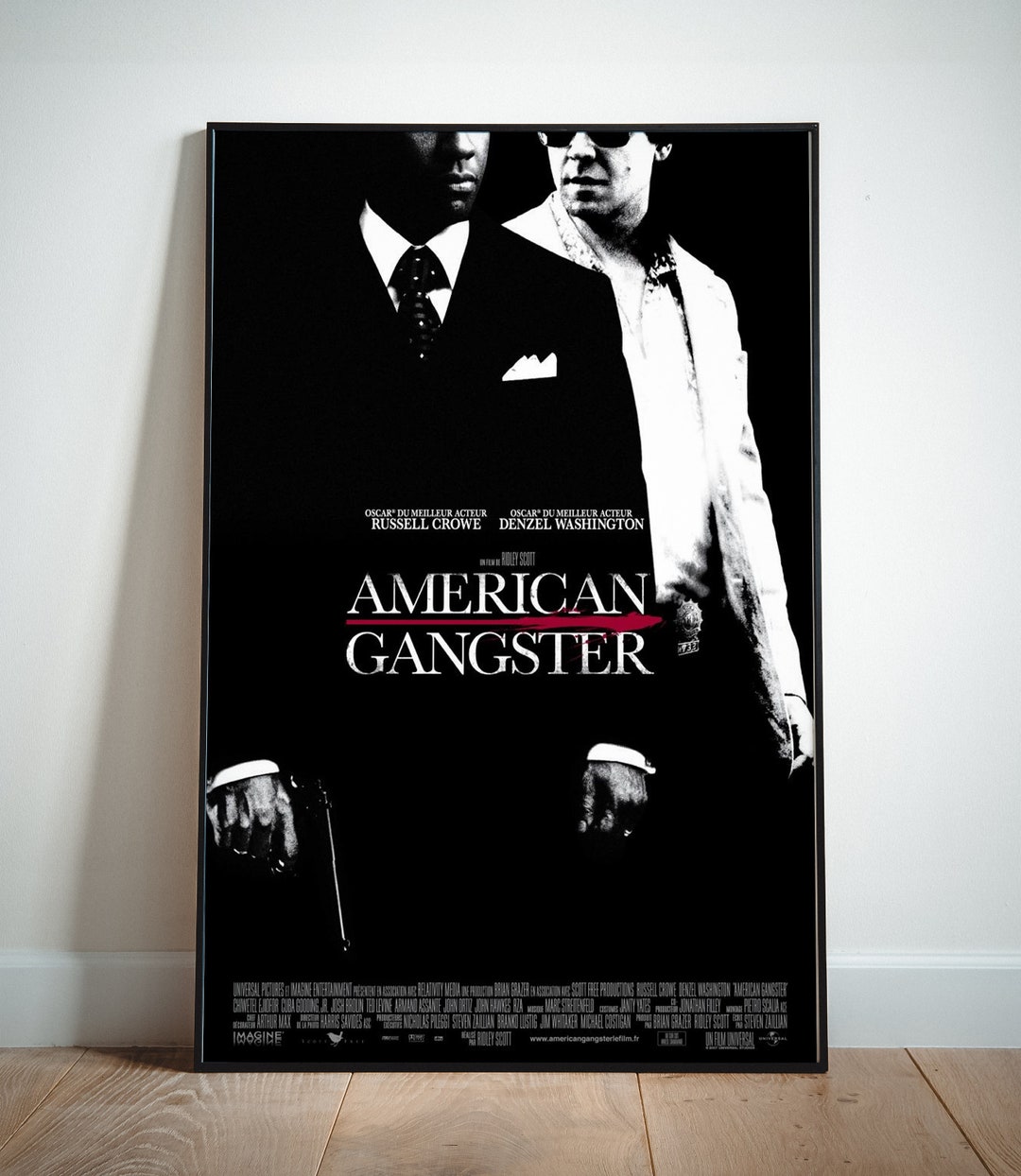 American Gangster Poster, Movie Posters, Canvas Wall Art, High Quality ...